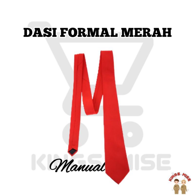 Jual Dasi Formal Merah ( Manual ) | Shopee Indonesia