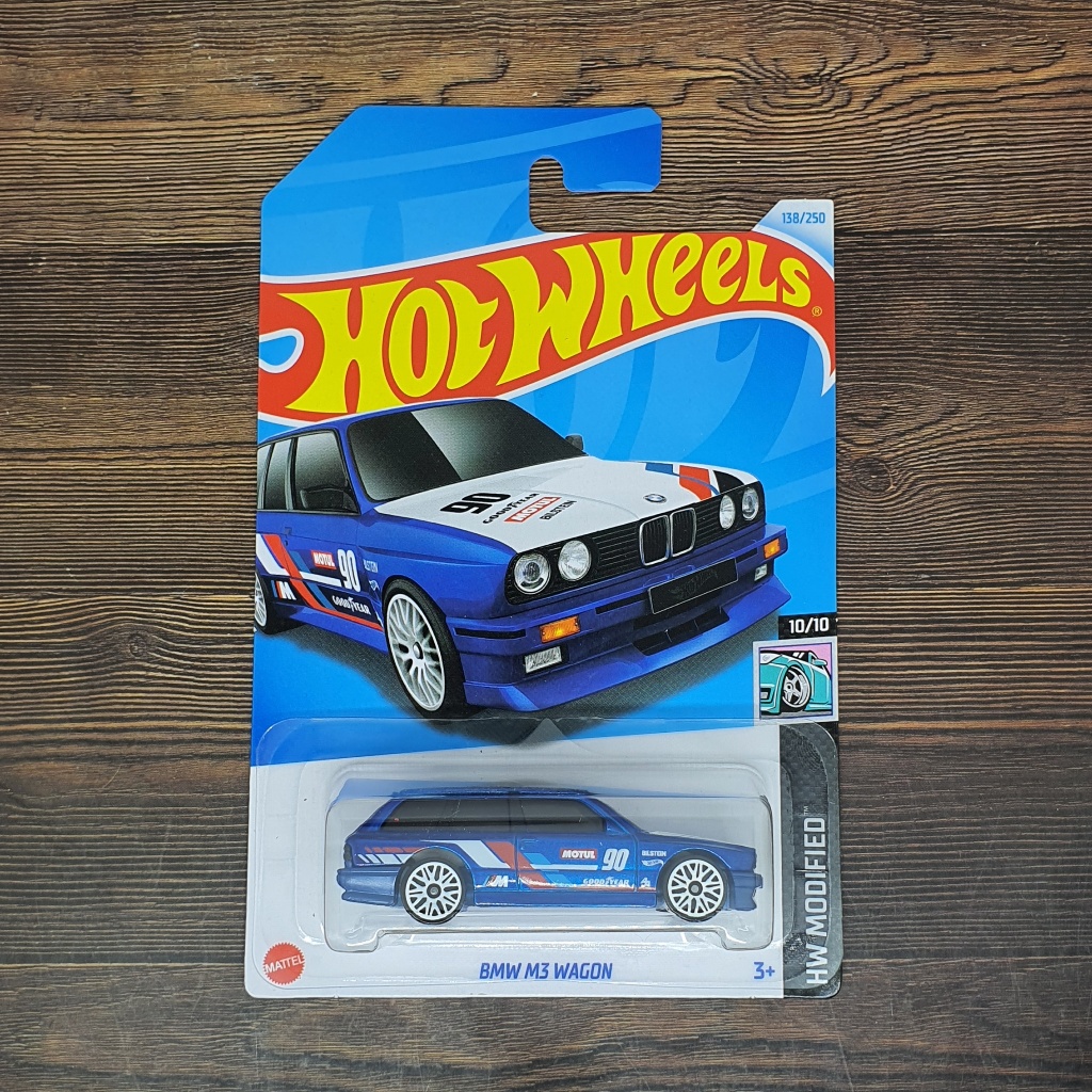 Jual Hot Wheels BMW M3 Wagon HW Modified Biru Motul 90 Miniatur Mobil ...