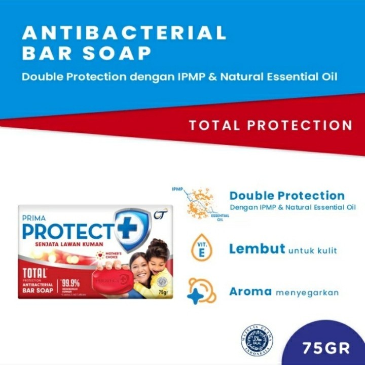 Jual PRIMA BODY WASH PRIMA PROTECT 75GR ANTIBACTERIAL SABUN BATANG ...