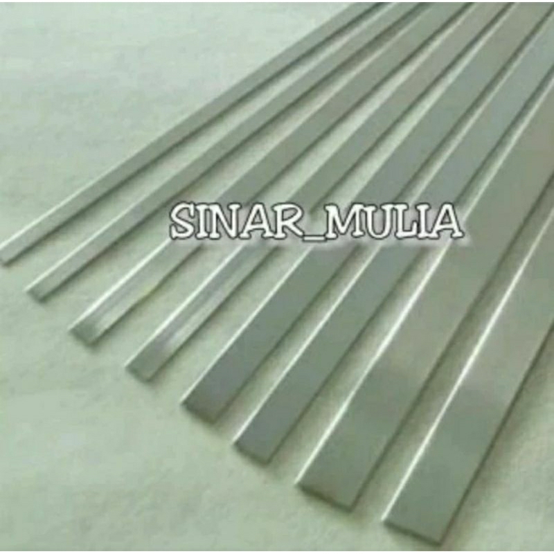 Jual Plat strip stainless 304 tebal 2mm lebar 15x500mm | Shopee Indonesia