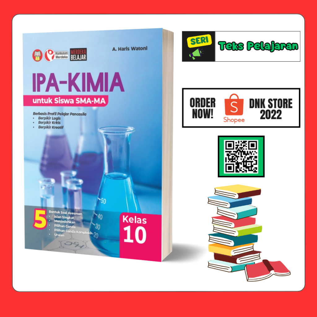 Jual Buku Kimia Kelas 10 SMA Paket Kurikulum Merdeka | Shopee Indonesia