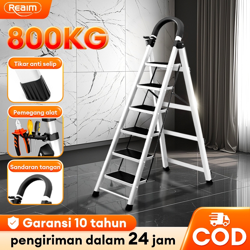 Jual （COD）Reaim Tangga 3 4 5 6 Step Tangga Lipat Multifungsi Tangga ...
