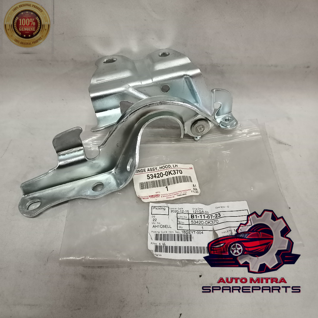 Jual engsel kap mesin kiri toyota fotuner Hilux 2015-2024 Original ...