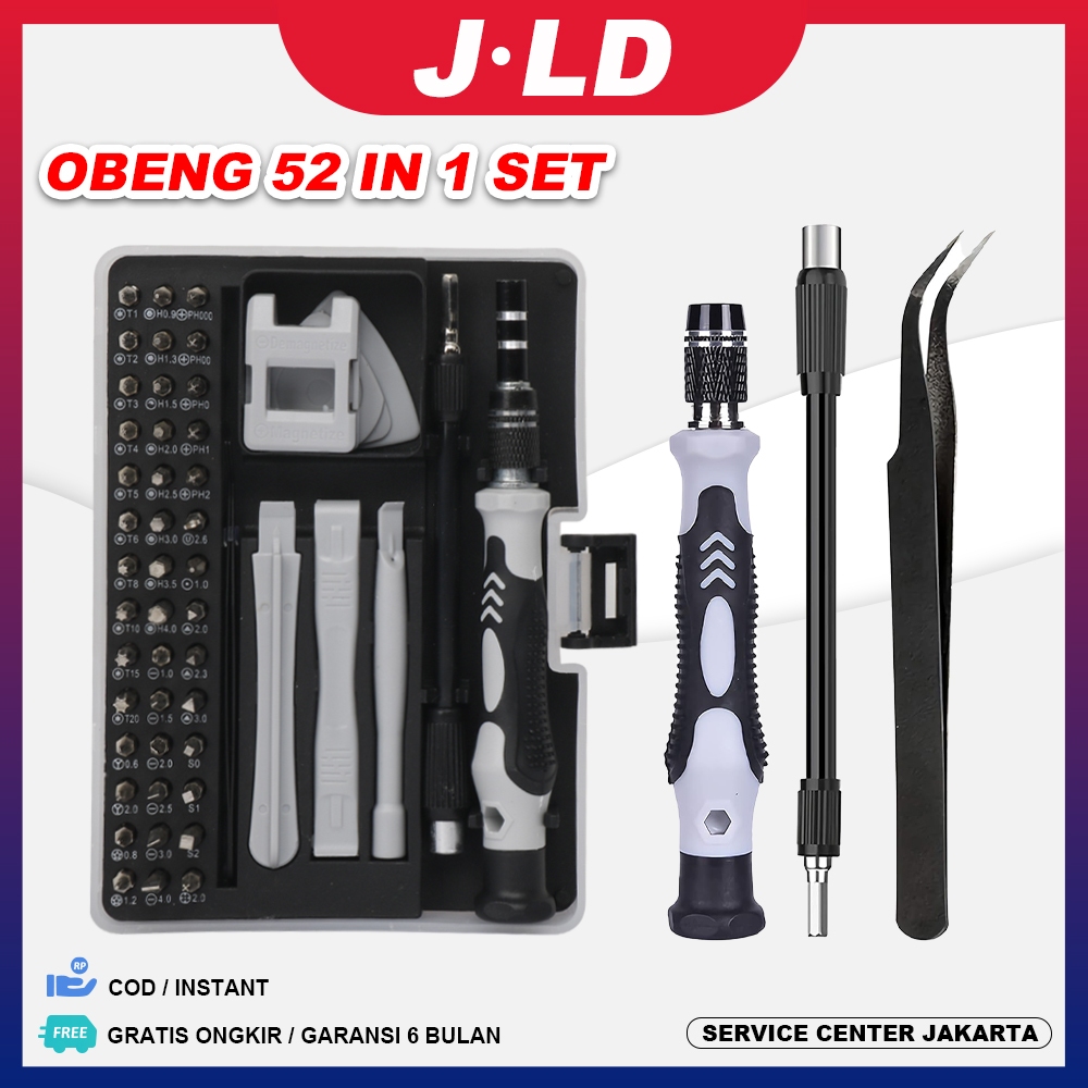 Jual JLD Obeng 52 in 1 Set Kepala Sekrup Yang Dapat Disesuaikan Multi-fungsi Dan Praktis ...