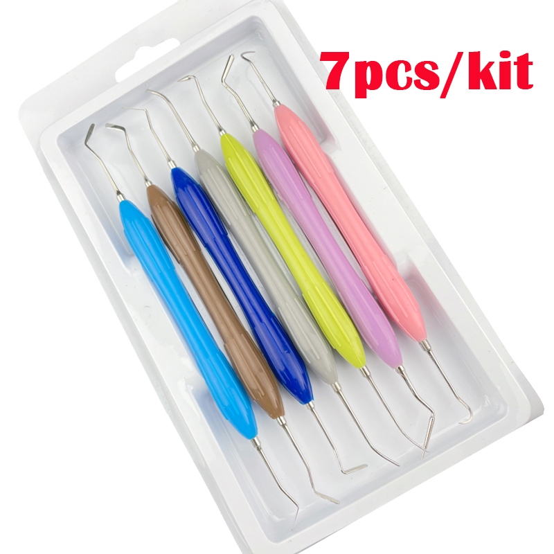 Jual 7pcs/kit Dental Composite Resin Filling Spatula Aesthetic ...