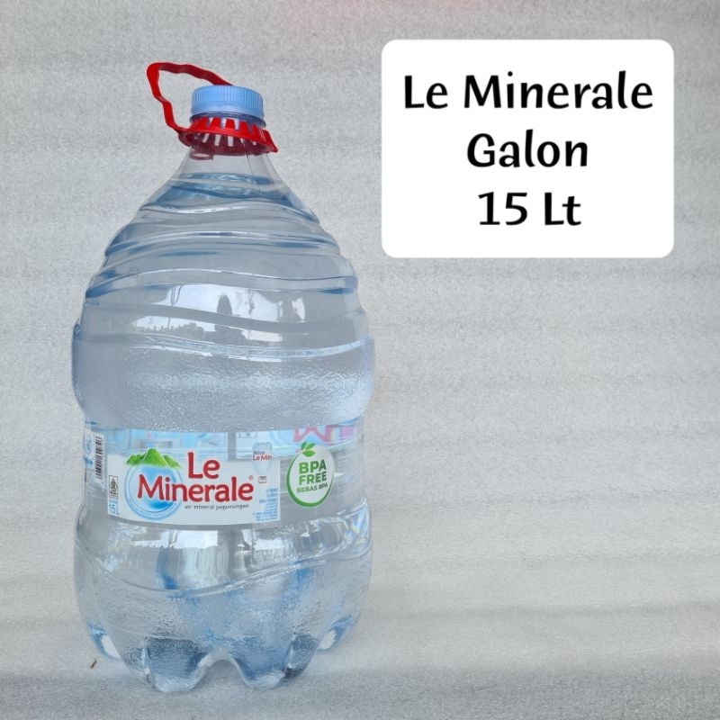 Jual Le Minerale Galon 15 liter | Shopee Indonesia