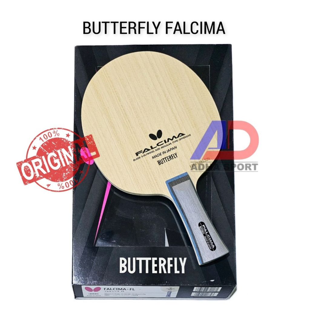 Jual ORIGINAL Butterfly Falcima FL - Kayu Bet Pingpong Bat Tenis Meja | Shopee Indonesia