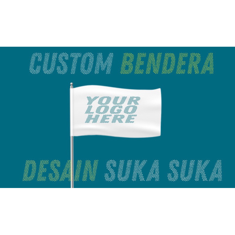 Jual Custom Bendera 150 x 100 Cm | Shopee Indonesia
