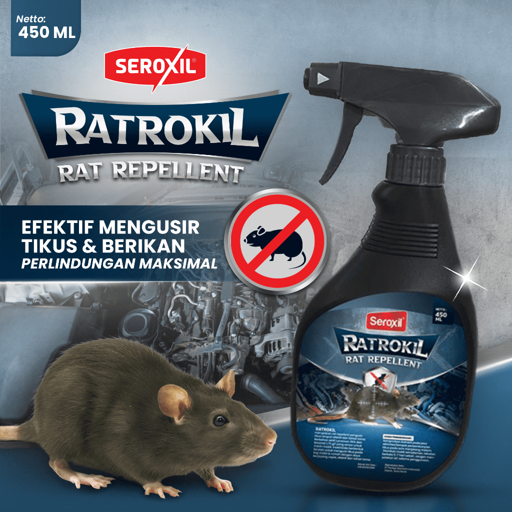 Jual Seroxil Rodent Repellent Cairan Pengusir Tikus Mesin Mobil isi ...