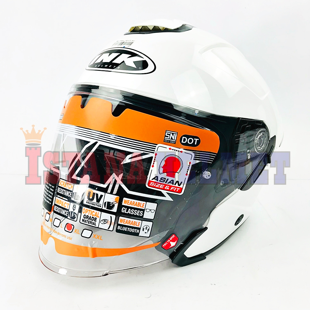 Jual HELM INK TERRA 2 WHITE GLOSS | Shopee Indonesia
