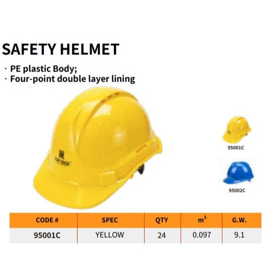 Jual DINGQI Helm Proyek Helm Safety Helm Kuning 95002B 95001F | Shopee ...