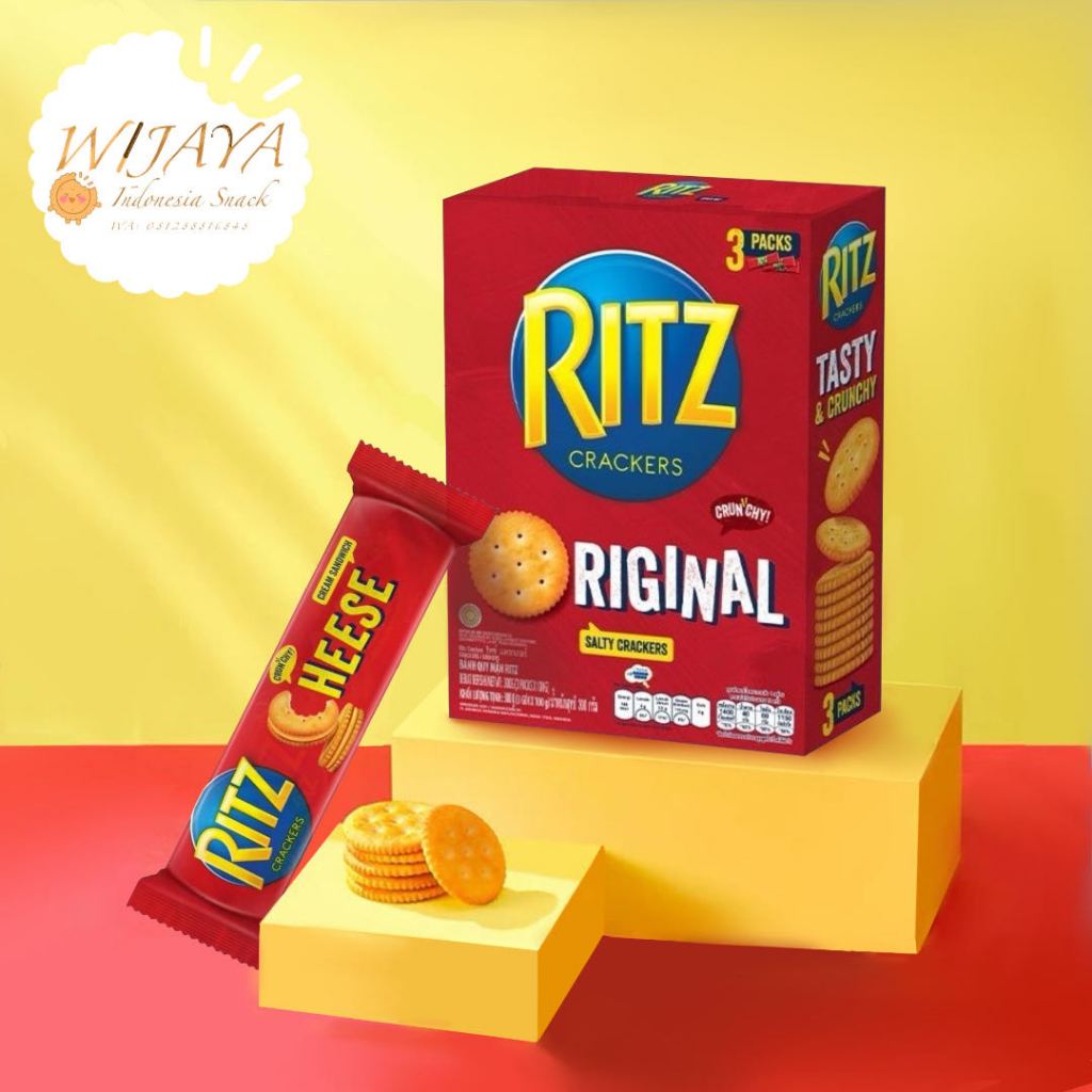 Jual Ritz Sandwich Biskuit Rasa Cokelat 118gr cemilan favorit dengan ...