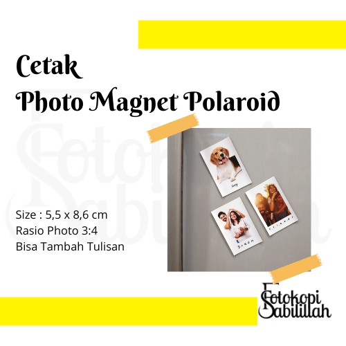 Jual Tempelan Kulkas Custom Polaroid Magnetic Souvenir Unik dan ...