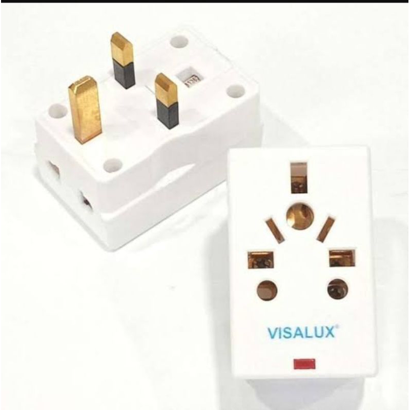 Jual Universal Travel Adaptor Kaki 3 / T Serbaguna kaki 3 Visalux ...