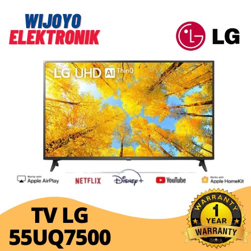 Jual TV LG 55UQ7500 4K Smart UHD AI ThinQ 55 Inch | Shopee Indonesia