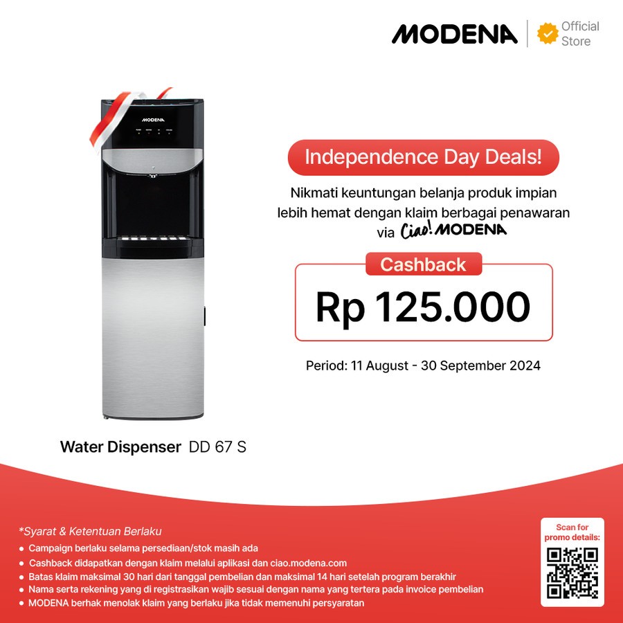 Jual DISPENSER AIR MODENA VITTORE DD 67 S GALON BAWAH BOTTOM LOADING ...