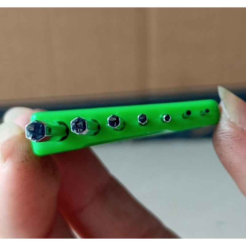 Jual TEKIRO HK-EL1198 kunci L set untuk elektronik 7 pcs ukuran 0.71mm ...