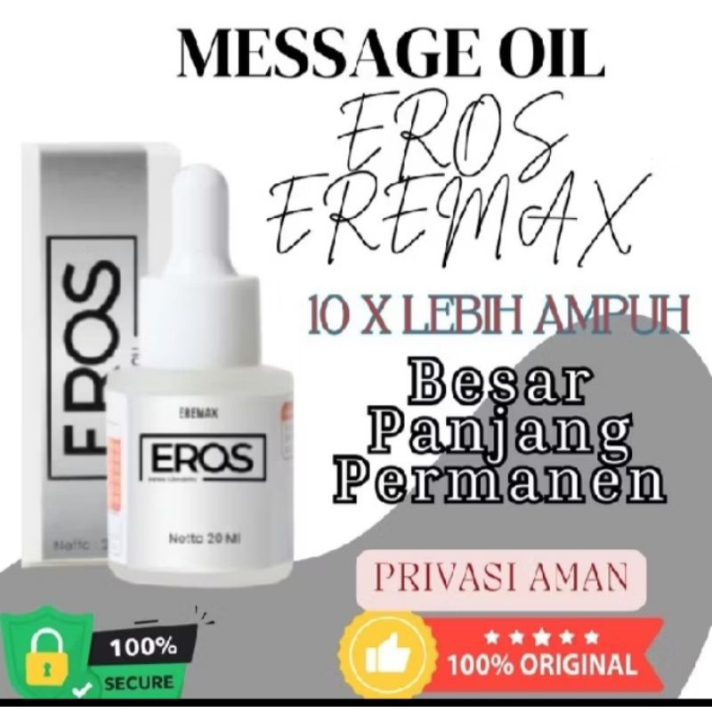 Jual Eros Original Pembesar Alat Vital Pria Asli | Shopee Indonesia