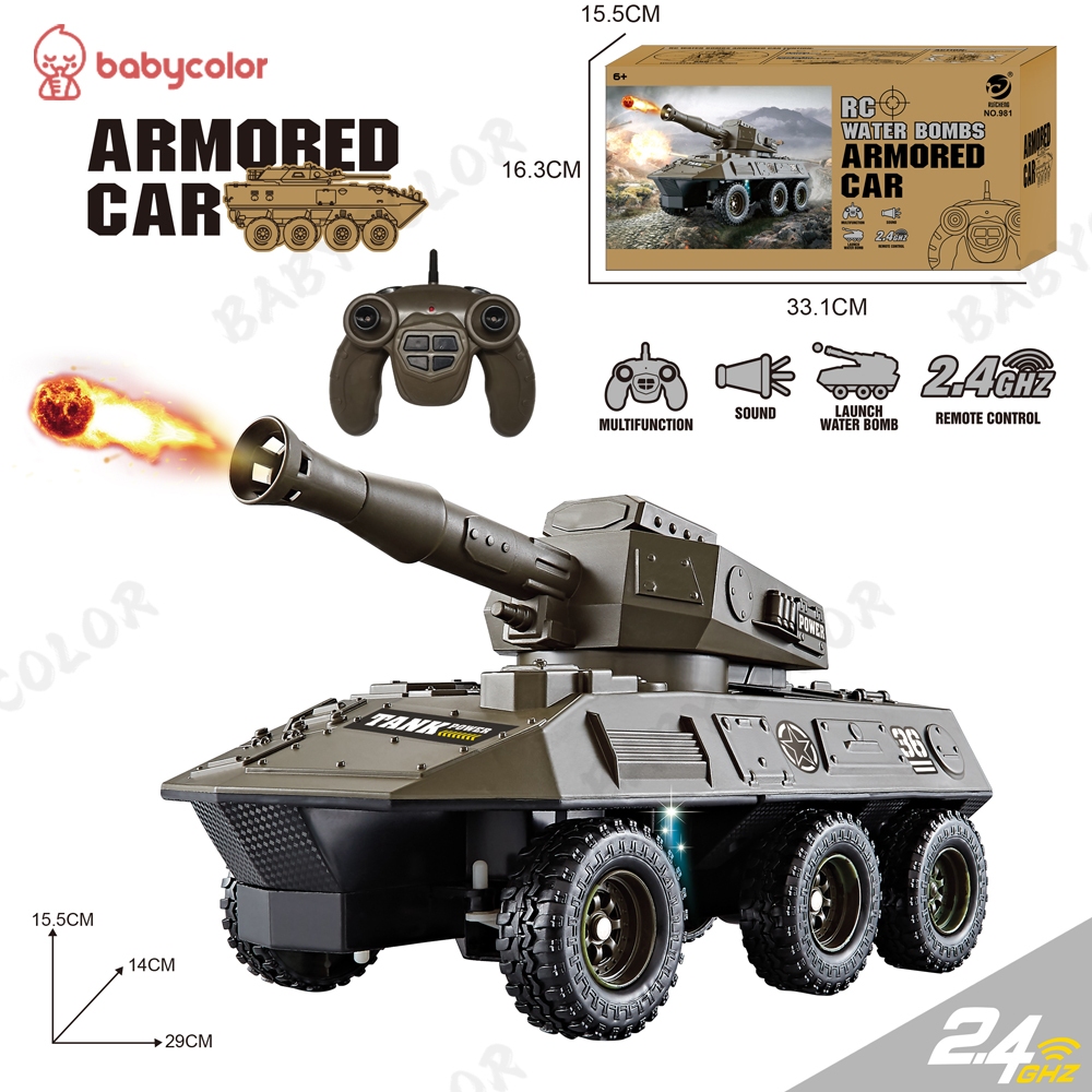 Jual BABYCOLOR RC War Tank Mobil Remote Control Offroad Besar Remote Kontrol Tangki Mobil ...