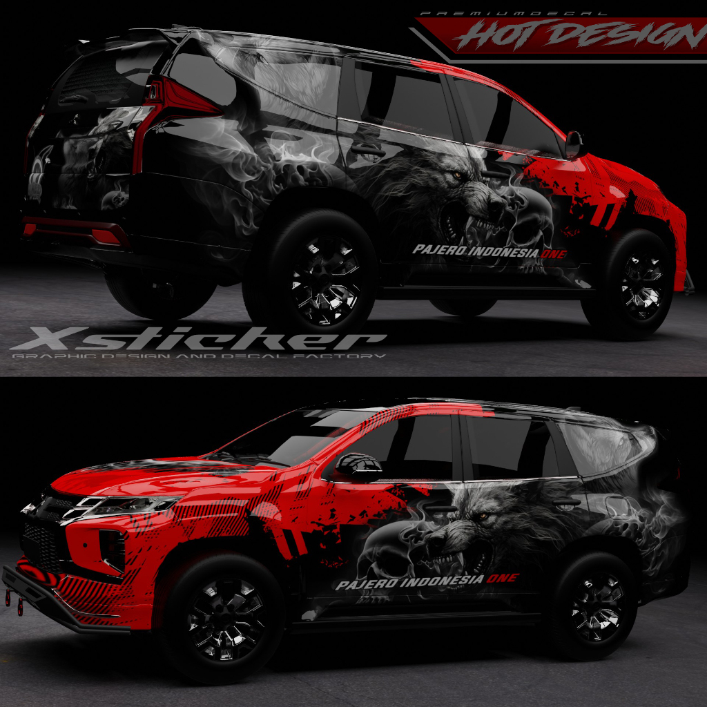 Jual decal sticker mobil pajero full body tanpa atap | Shopee Indonesia