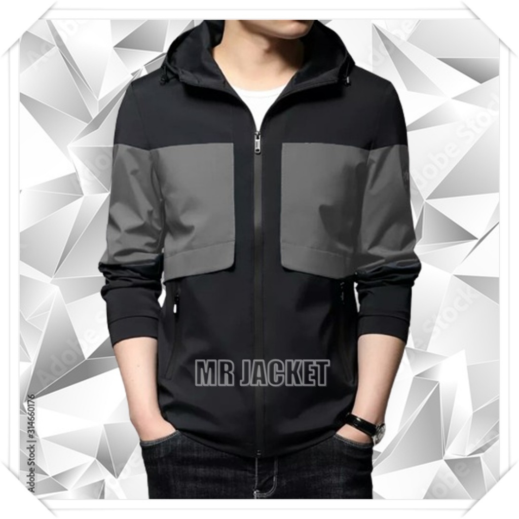 Jual JAKET JACKET PARASUT PARASIT KEREN TERBARU KEKINIAN KOREAN STYLE ...