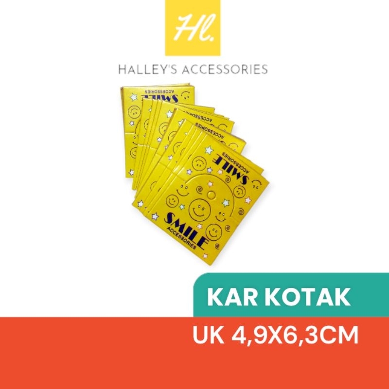 Jual LABEL HANG TAG KAR KOTAK UNTUK DISPLAY AKSESORIS 100gr 144 LEMBAR ...