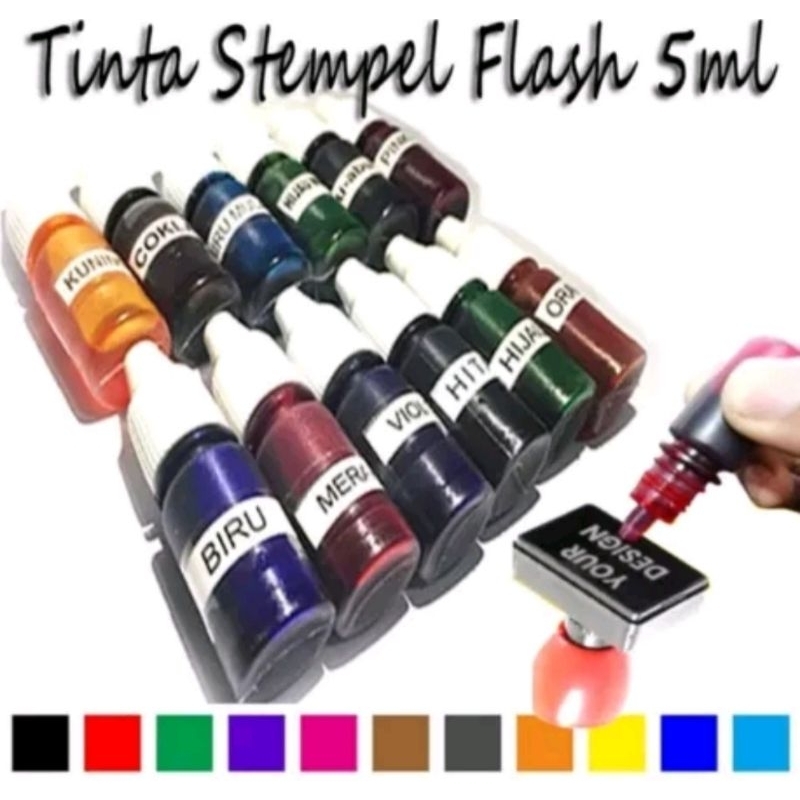 Jual Tinta Stempel Otomatis/ Stempel Flash | Shopee Indonesia
