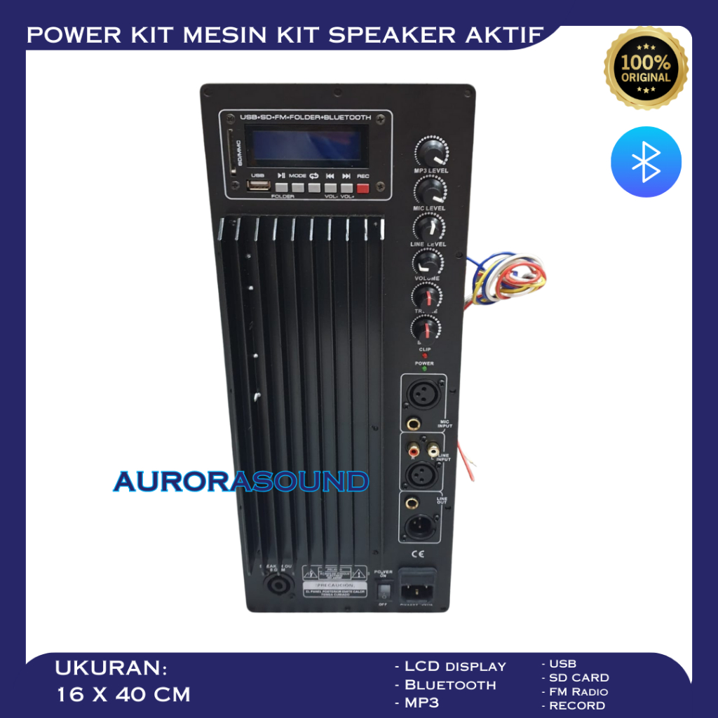 Jual POWER KIT MESIN KIT SPEAKER AKTIF 500-1000 WATT UKURAN 16 X 38 CM ...