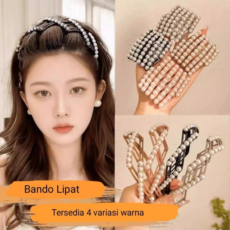 Jual BANDO KOREA LIPAT BERHIAS MUTIARA | Shopee Indonesia