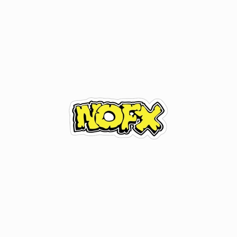 Jual sticker band NOFX logo punk rock stiker | Shopee Indonesia