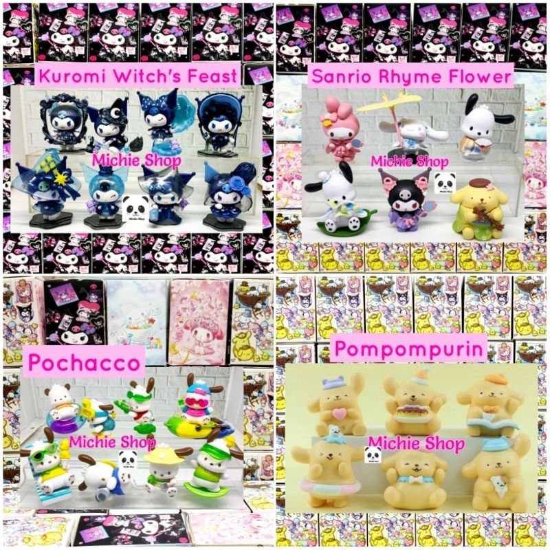 Jual Blind Box Sanrio Random Collection Topper Gifts Doll Hello Kitty Cinnamoroll Kuromi My ...