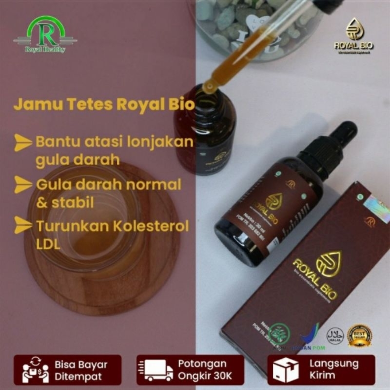 Jual Royal Bio Obat Tetes Herbal Kesehatan Tubuh Kolesterol Hipertensi ...