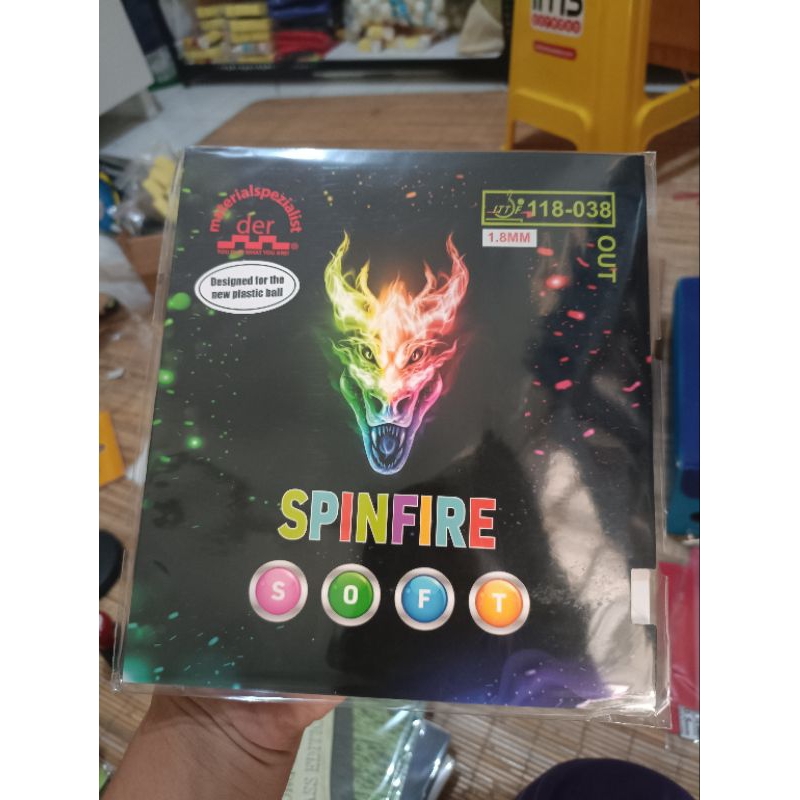 Jual KARET BAT TENIS MEJA BINTIK DMS SPINFIRE SOFT ORIGINAL | Shopee Indonesia