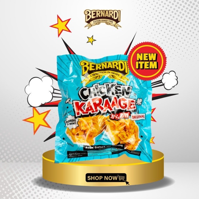 Jual Bernardi Chicken Karage Original / Salted Egg / Gochujang 400g ...