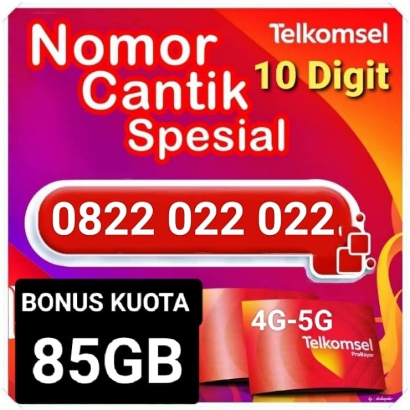Jual viral kartu perdana Telkomsel 10 DIGIT nomor cantik se-Indonesia jaringan 4G-5G | Shopee ...