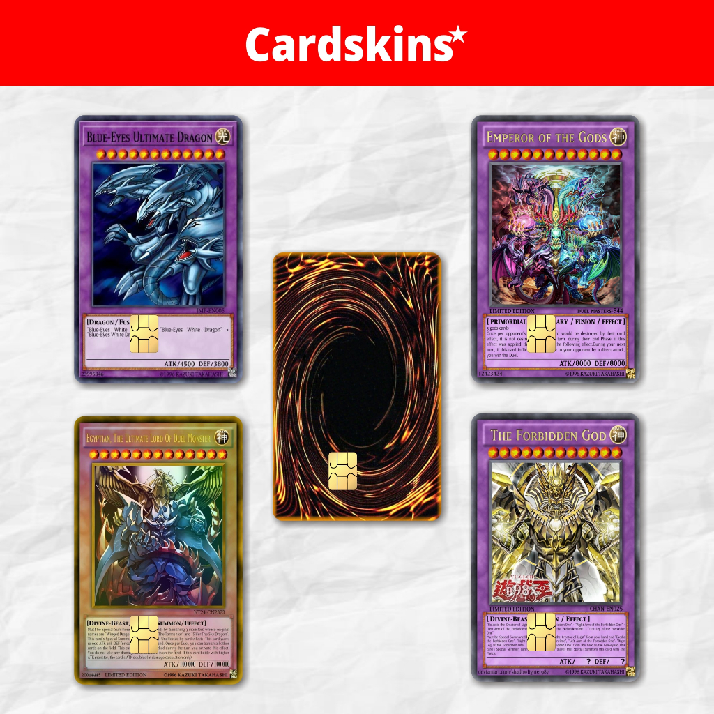 Jual Sticker Skin Card Sticker ATM Yugioh - Vinyl ATM Debit Credit ...