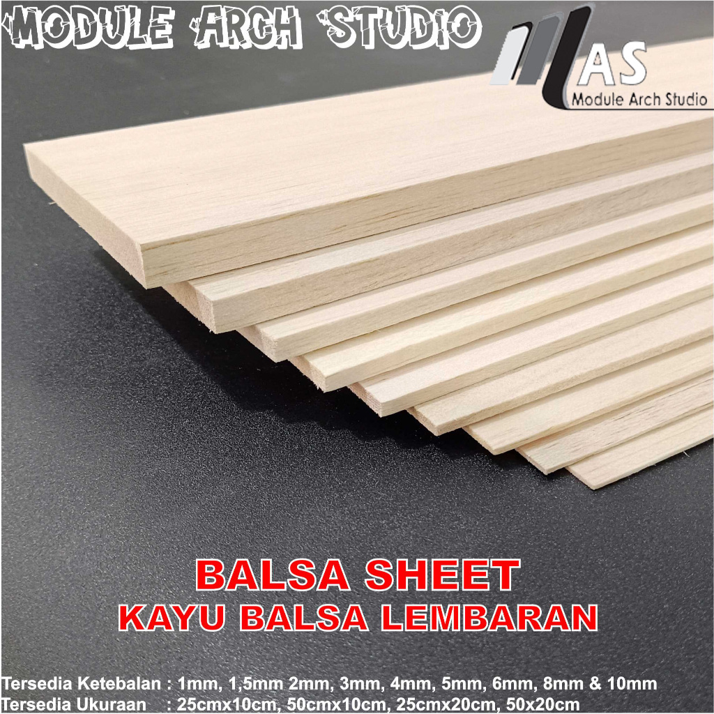 Jual Balsa Sheet Lebar 20cm - Kayu Balsa Lembaran jumbo | Shopee Indonesia