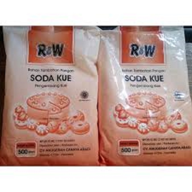 Jual Baking Soda Pengembang Kue Rajawali R&W RW 500 Gr | Shopee Indonesia