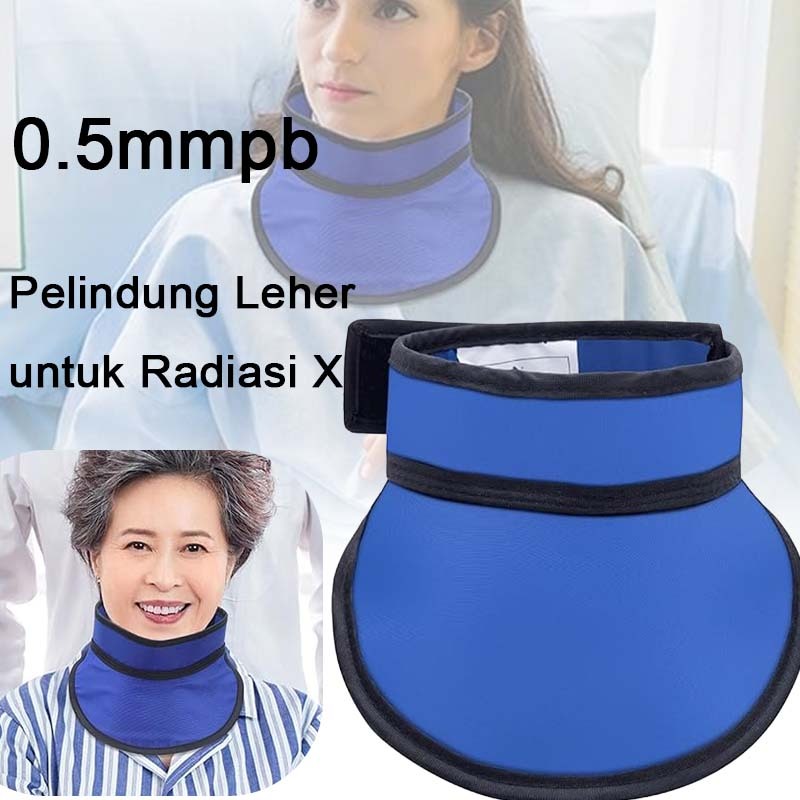 Jual Thyroid Pelindung Leher 0.5mmpb Lead Collar Dental Neck Xray Apron ...