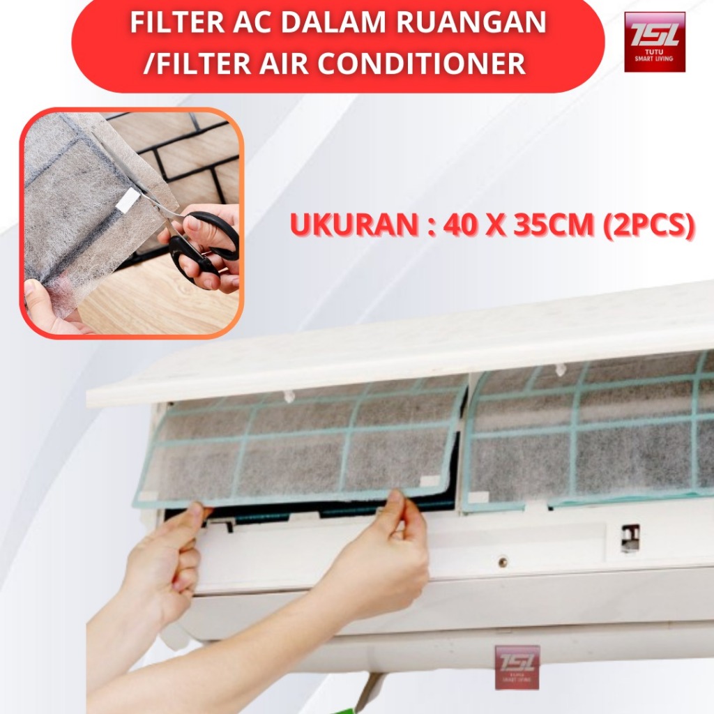 Jual TUTU Filter AC Dalam Ruangan /Filter Air Conditioner/Saringan ...