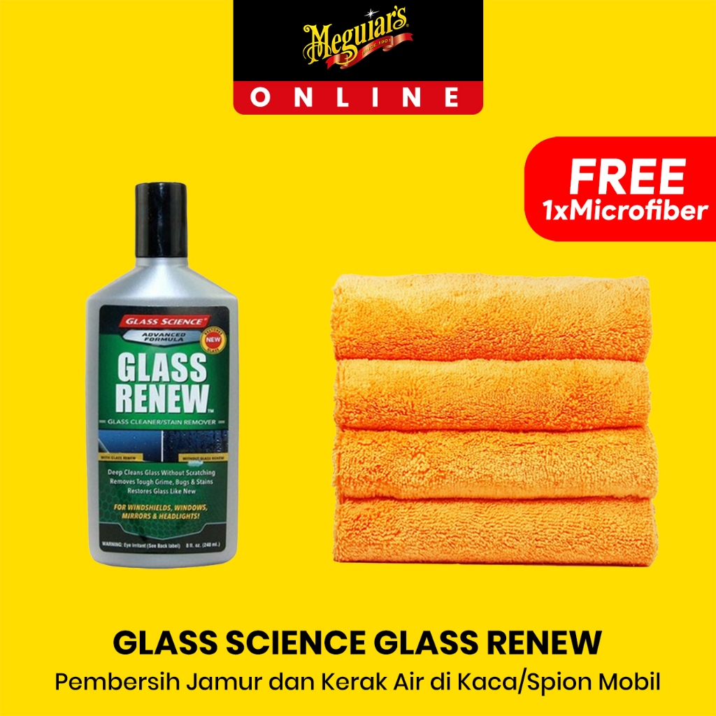 Jual Glass Science Glass Renew Glass Scrub Kerak Air Jamur Kaca ...