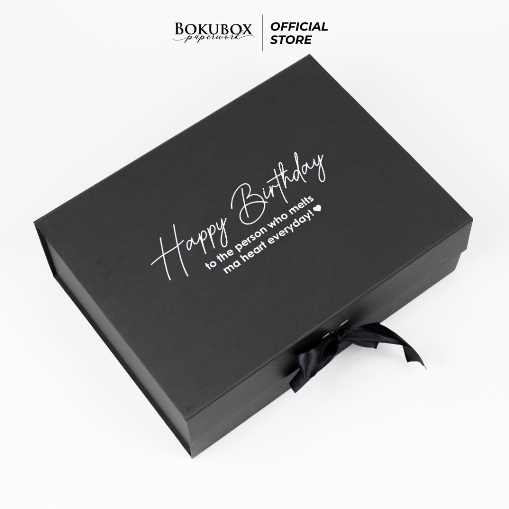 Jual Hardbox Kancing Pita/Magnet [25x20x9] Kotak Kado / birthday box ...