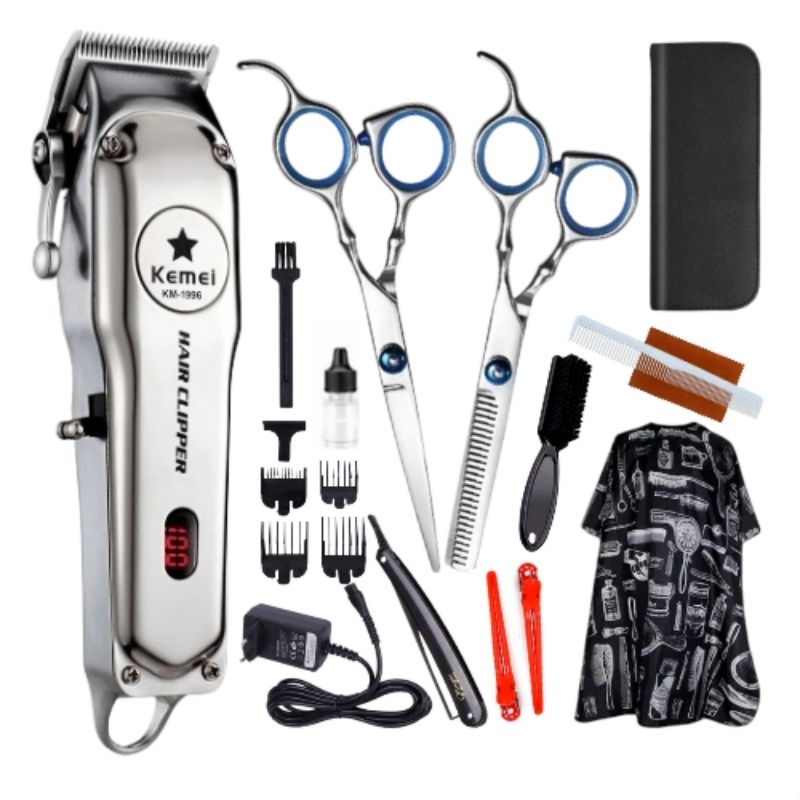 Jual [COD]Paket Usaha Pangkas Rambut Barbershop Gunting Potong ...
