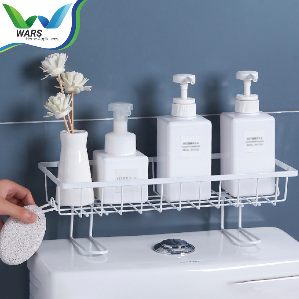 Jual WARS Rak Kamar Mandi Tempel Dengan Kaki Berdiri YL-036 | Shopee Indonesia