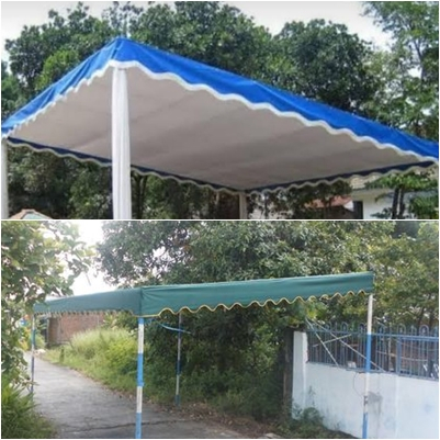 Jual Terpal tenda terop rumbai custom ,Terpal Terop kain + Rumbai tenda ...