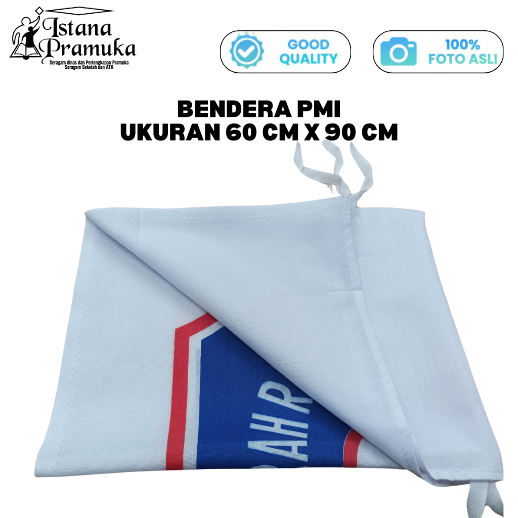 Jual Bendera Palang Merah Indonesia/ Bendera PMI - Istana Pramuka ...