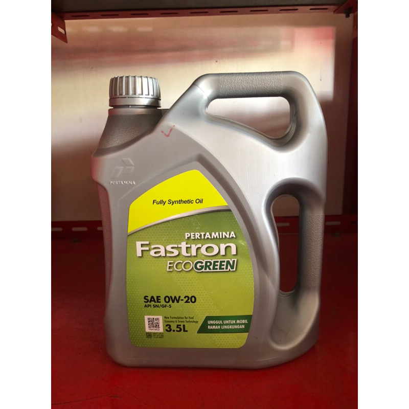 Jual Oli Pertamina Fastron Eco Green SAE 0w-20 (3.5L) | Shopee Indonesia