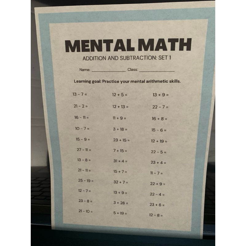 Jual LATIHAN SOAL SD METAL MATH MATEMATIKA 15 LEMBAR | Shopee Indonesia