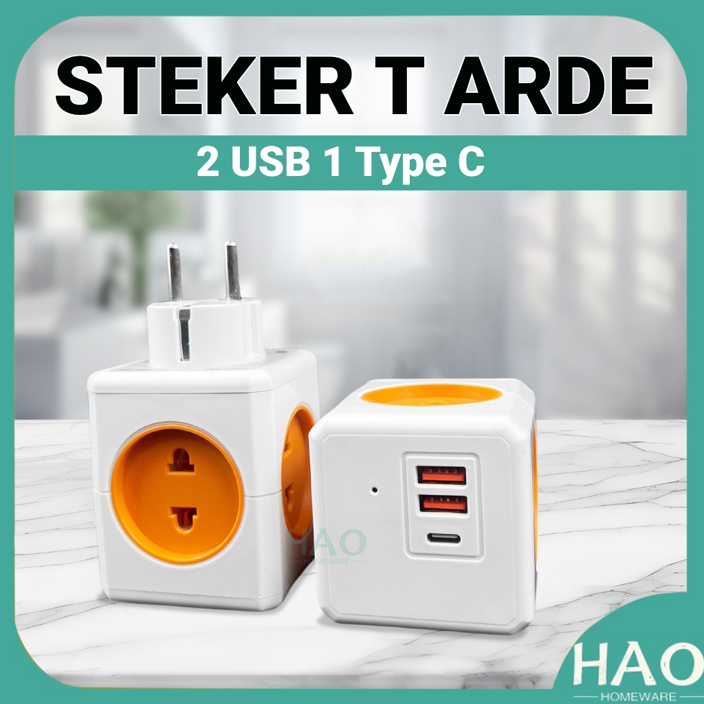 Jual Steker T Arde 5 Lubang / Steker Berkualitas SNI / Merk CAHAYA SC ...