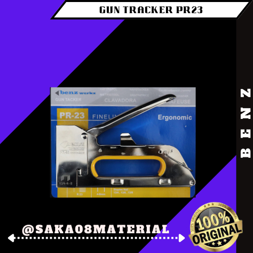 Jual STAPLES TEMBAK GUN TRACKER PR-23 BENZ ORIGINAL STAPLER STREPLES ...